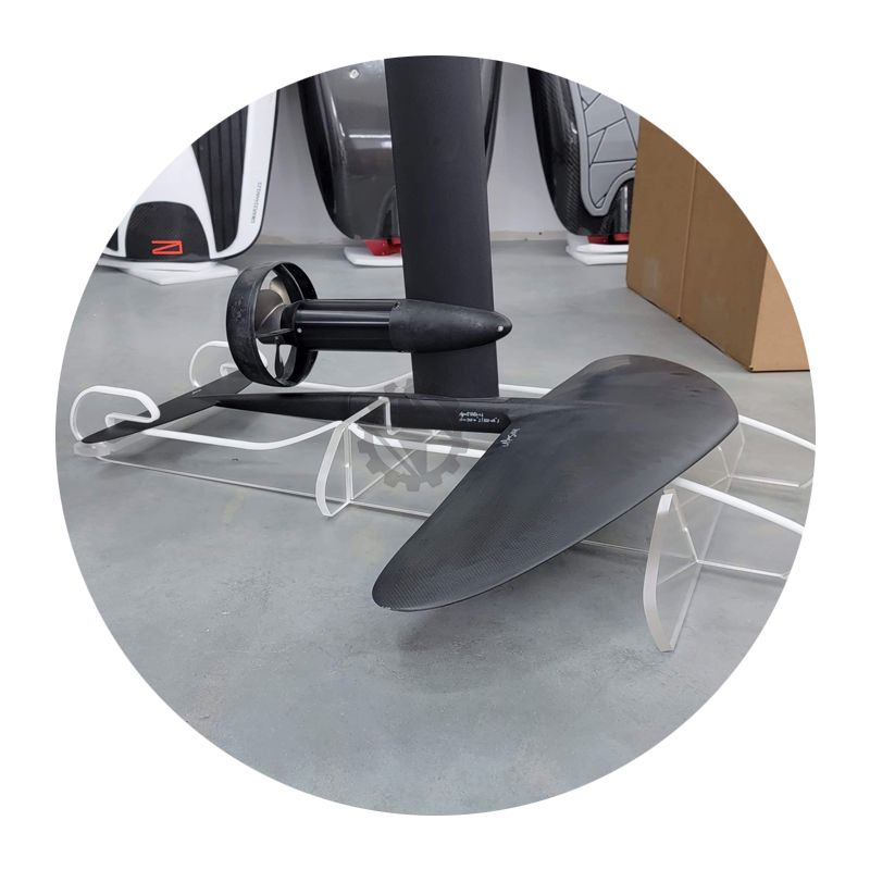 Lift eFoil Stand Action Marine